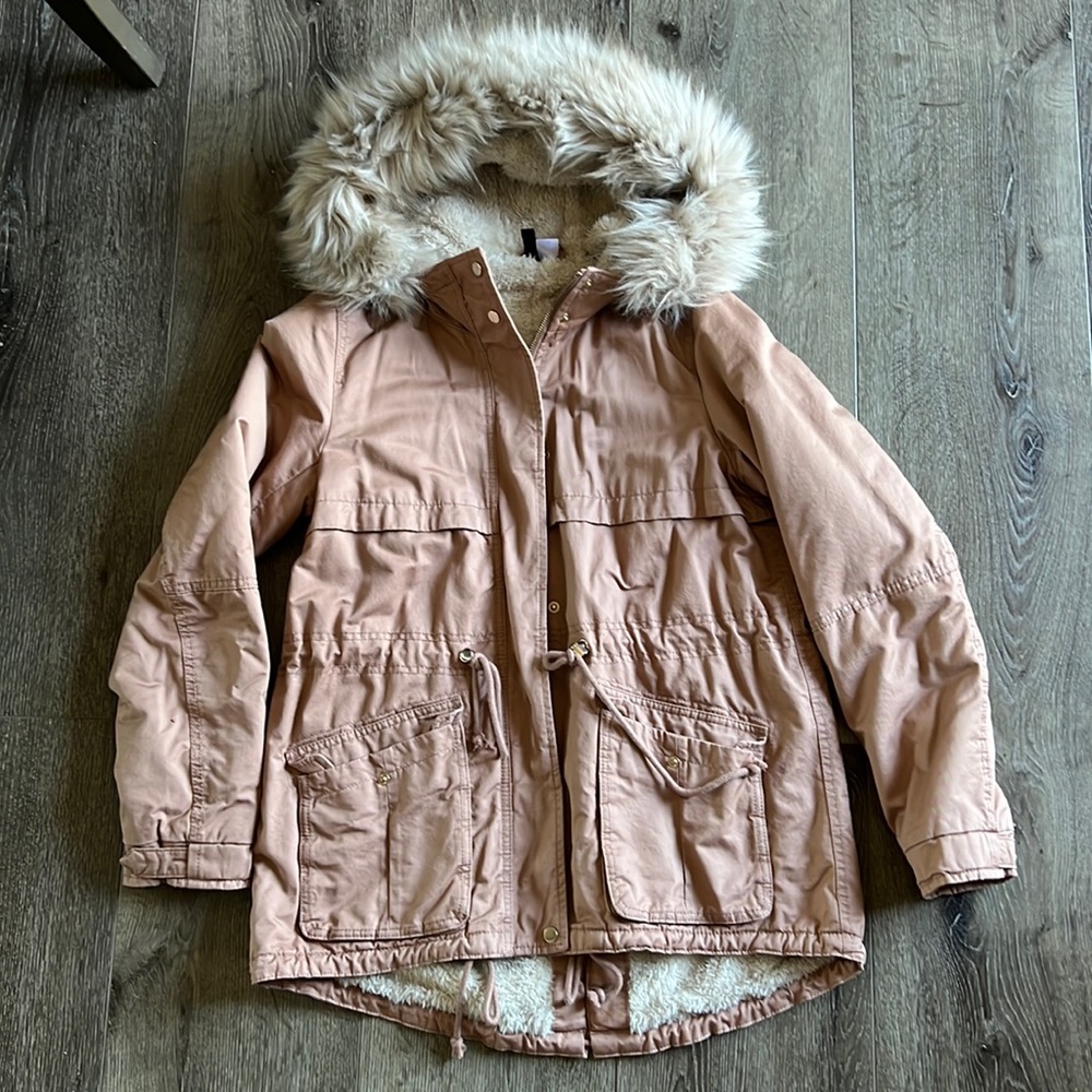 H&M Lined Utility Coat - Gem